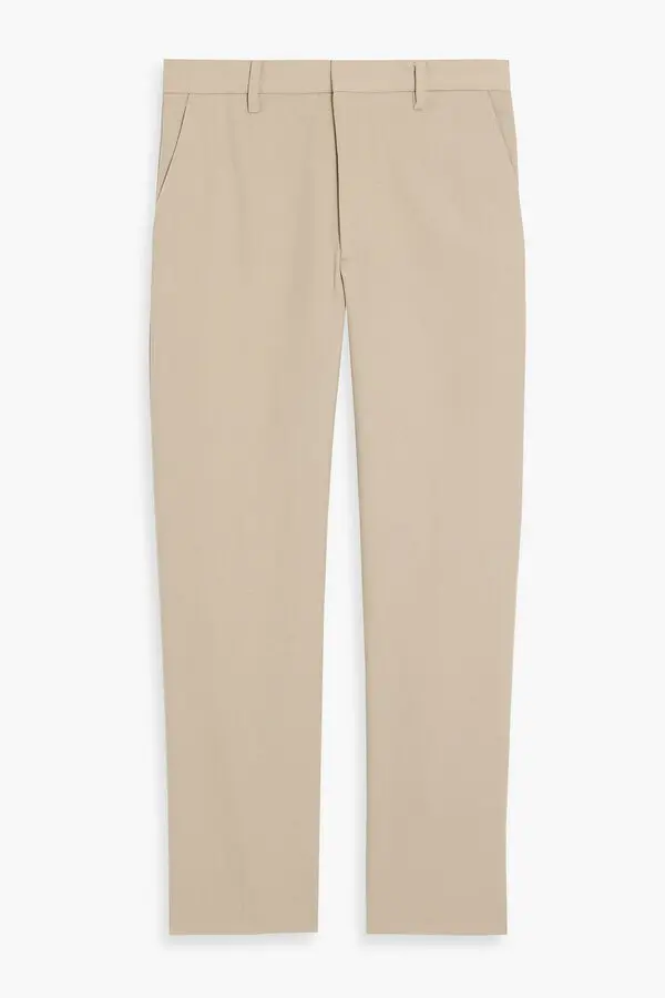 Acne Studios Tapered Cotton-blend Gabardine Trousers - Beige