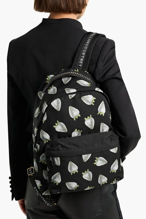 Stella McCartney Printed Twill Backpack