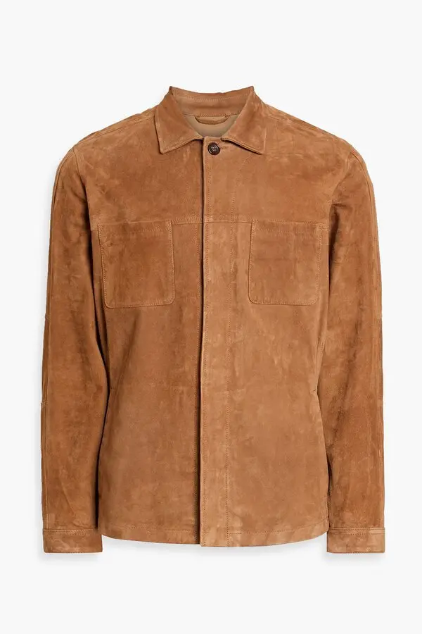 SLOWEAR Montedoro Suede Jacket - Tan