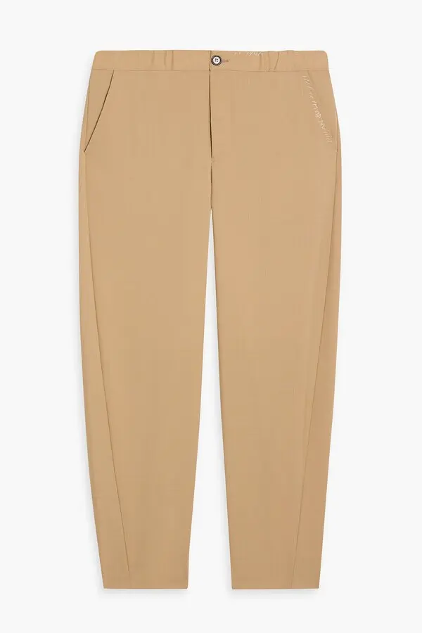 Marni Wool Tapered Pants - Sand