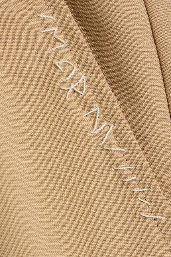 Marni Wool Tapered Pants - Sand