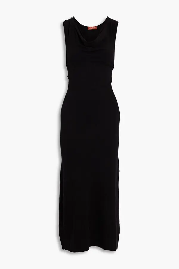 Altuzarra Draped Stretch-knit Midi Dress
