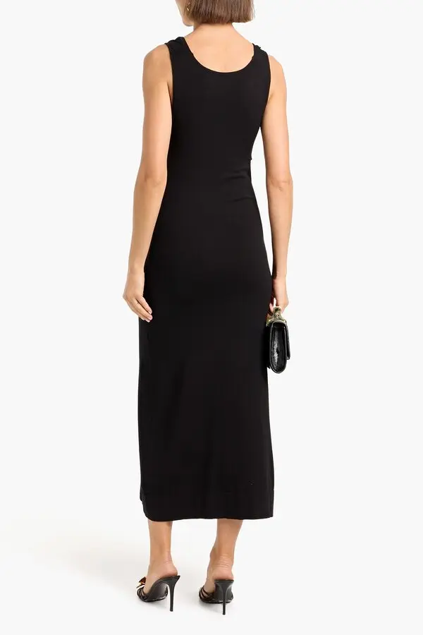 Altuzarra Draped Stretch-knit Midi Dress