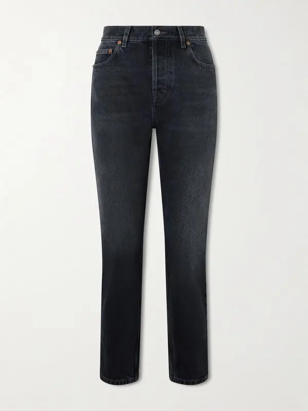 Saint Laurent High-rise Slim-leg Jeans