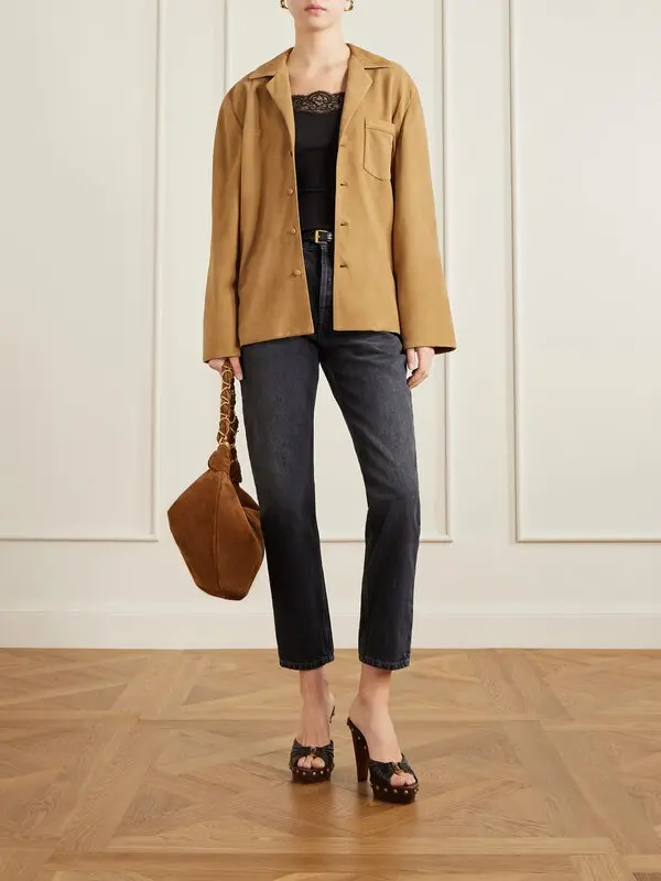 Saint Laurent High-rise Slim-leg Jeans