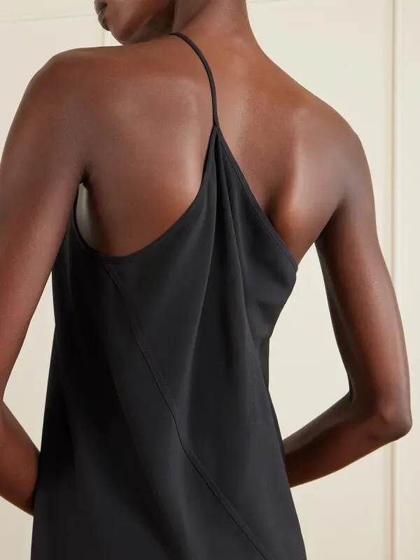 Rick Owens One-shoulder Crepe Mini Dress