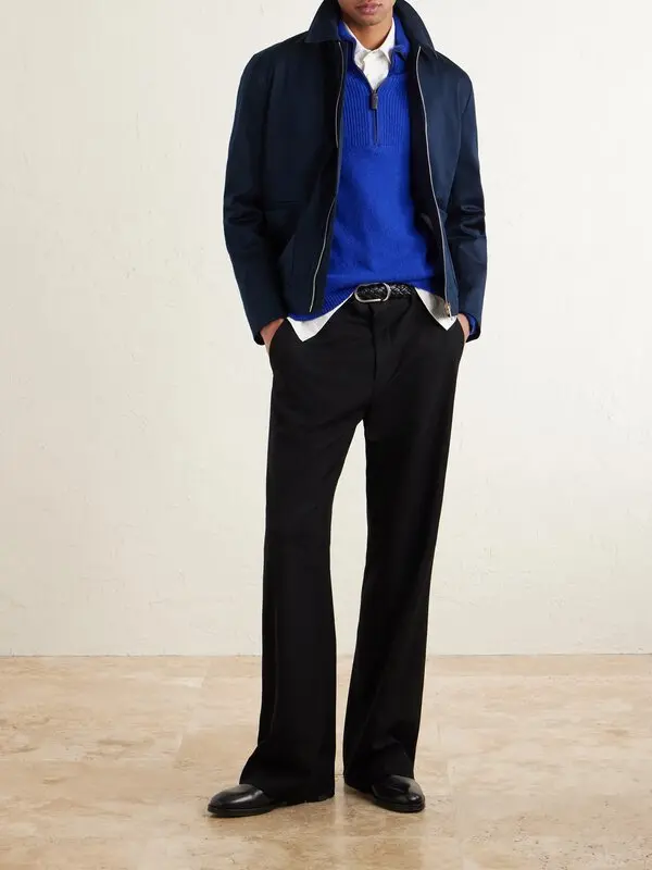 Paul Smith Cotton-blend Twill Jacket - Blue
