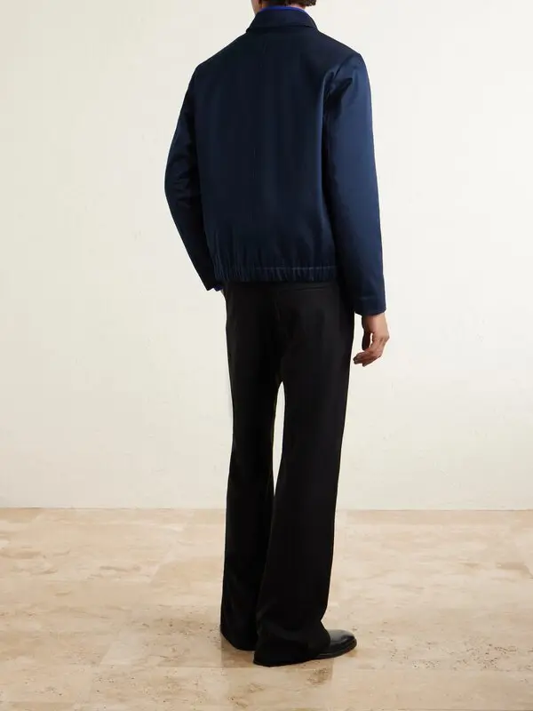 Paul Smith Cotton-blend Twill Jacket - Blue