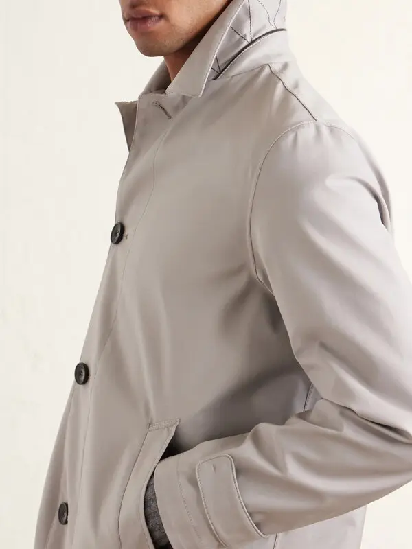 Herno Storm System® Wool Coat - Gray