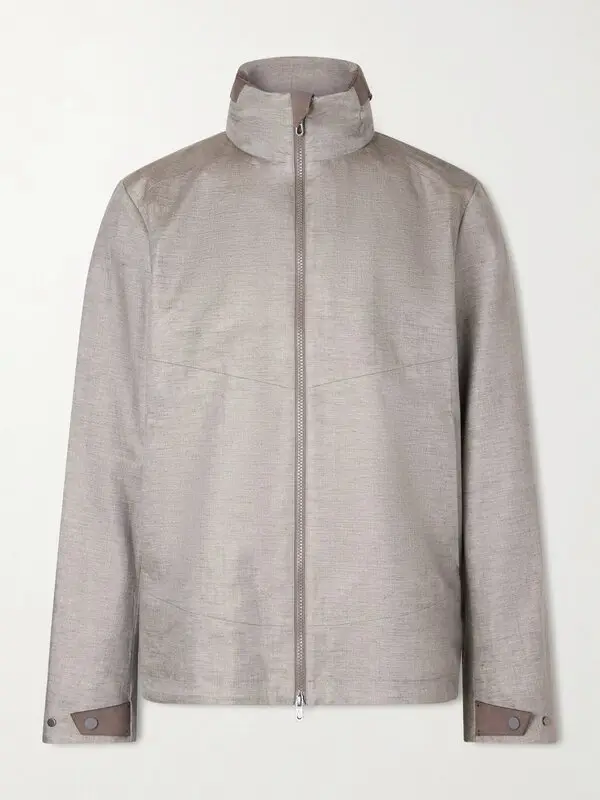 Sease Cruise 2.0 Linen Hooded Jacket - Gray
