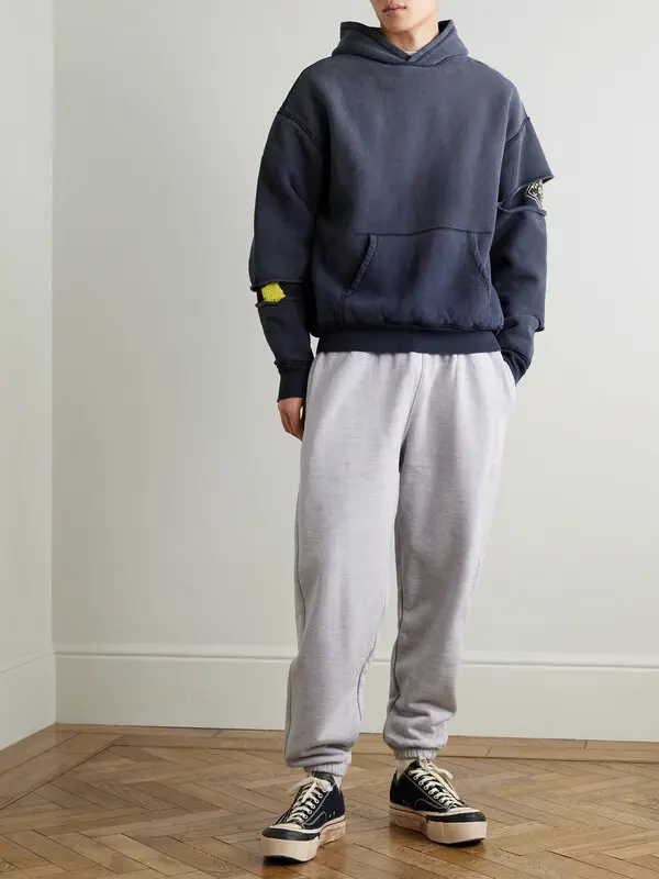 Kapital Reversible Distressed Printed Hoodie