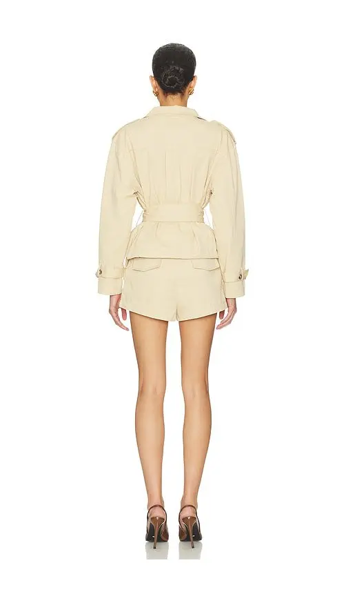 Line & Dot Kaelin Trench Style Romper
