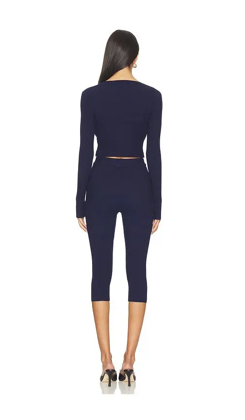 ALL THE WAYS Jude Knit Set - Navy