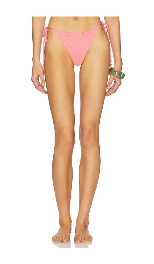 Show Me Your Mumu Tides Bikini Bottom - Coral Reef Shimmer With Shells