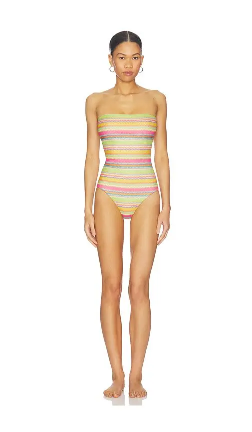 PQ Strapless One Piece - Rainbow