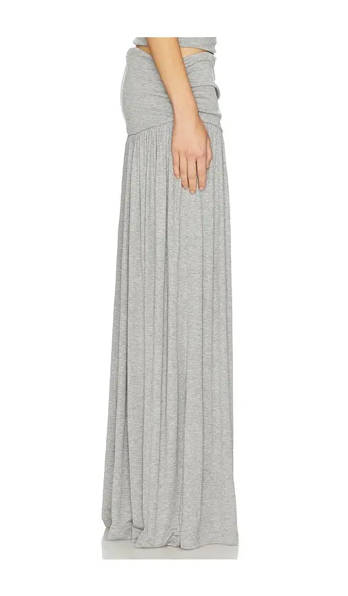 AYA MUSE Viona Maxi Skirt In Jersey With Ruched Sides