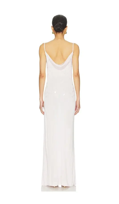 AYA MUSE Sequin Embellished Maxi Dress - Lilac