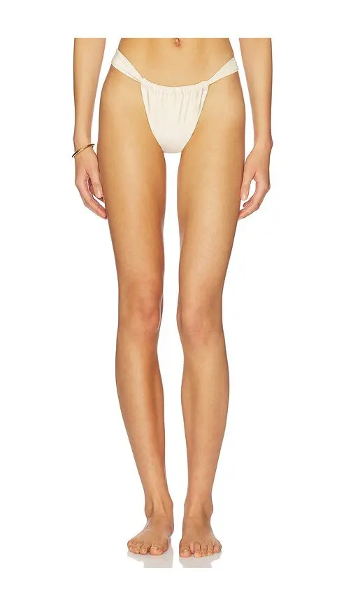 PatBO X Camila Coelho Golden Lune Bikini Bottom - Off-white