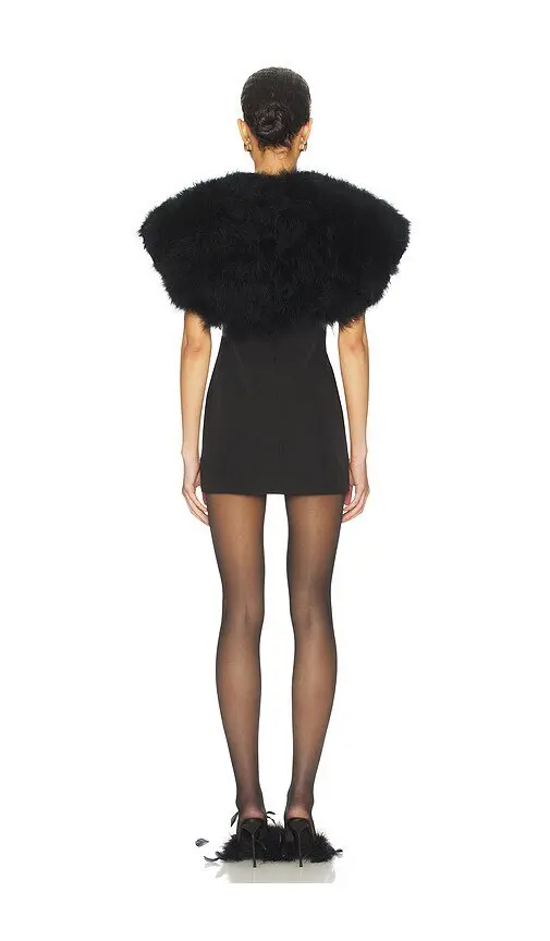 Giuseppe Di Morabito Mini Dress With Faux Fur