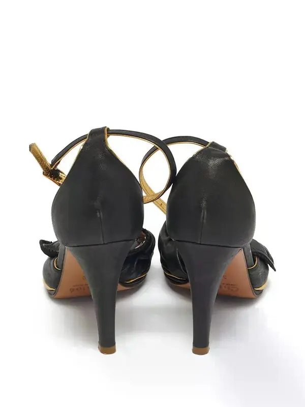 Chloé Bow-embellishment Leather Sandals