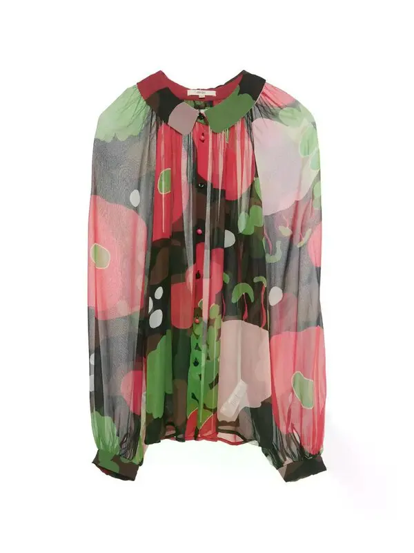 Kenzo Silk Printed Blouse
