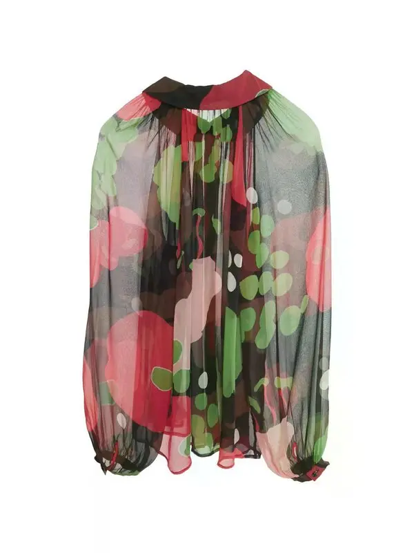 Kenzo Silk Printed Blouse