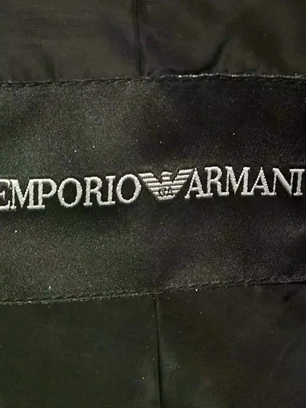 Emporio Armani Textured Zip-up Jacket