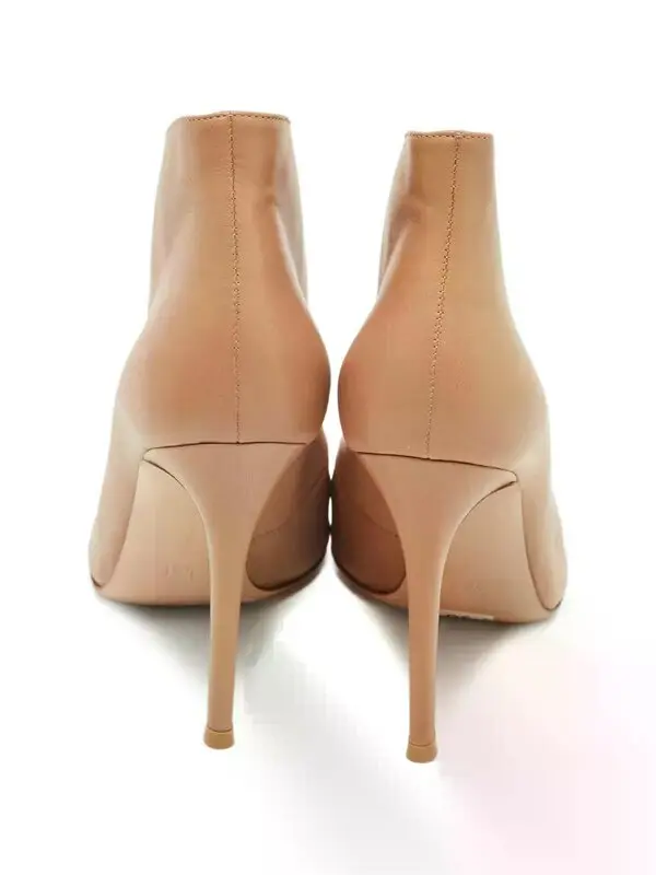 GIANVITO ROSSI Leather Cut-out Booties