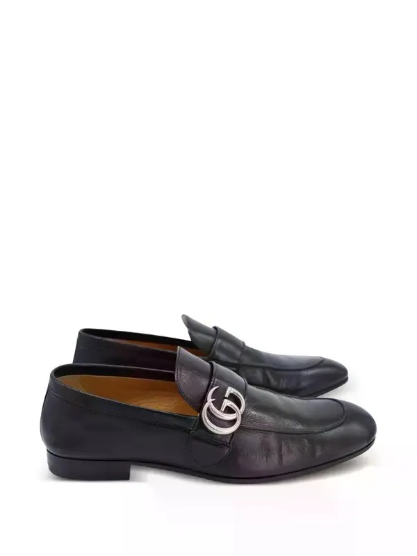 Gucci Double G Leather Loafers