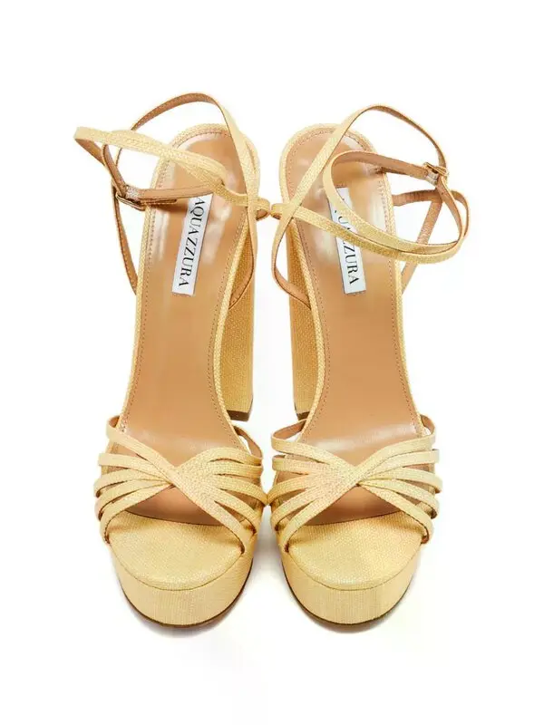 AQUAZZURA Crossover Platform Sandals