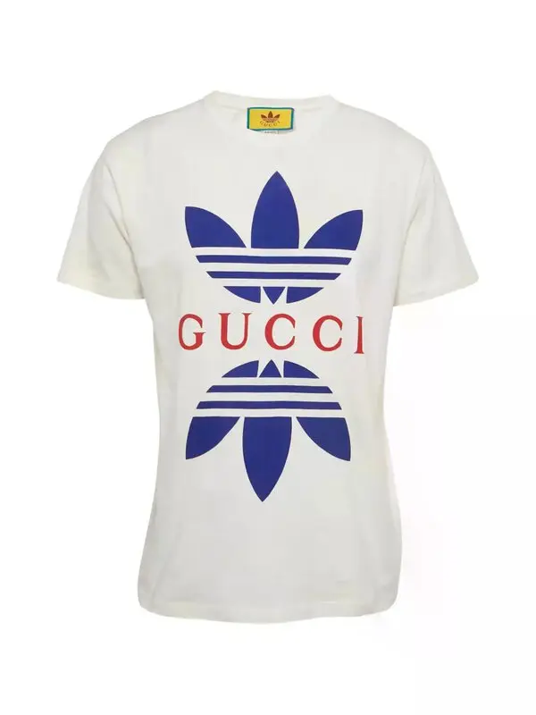 Gucci X Adidas Crew-neck Graphic Top