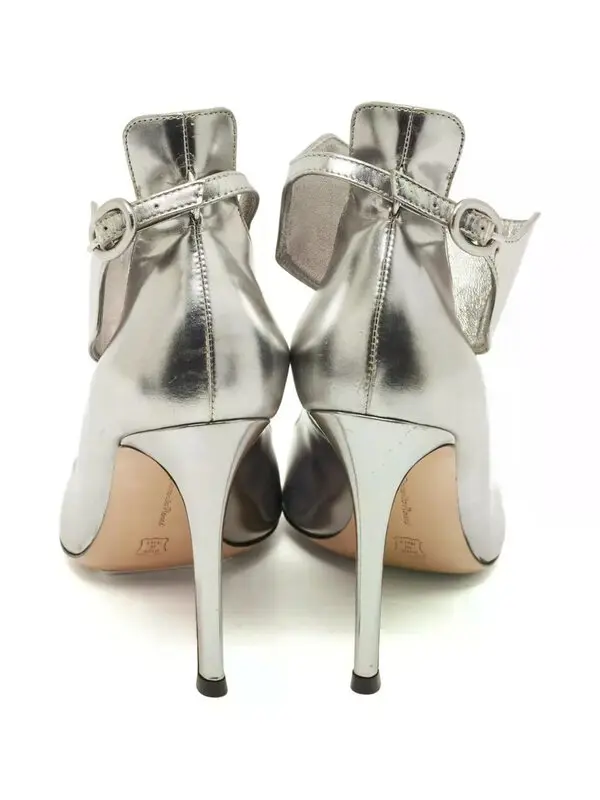 GIANVITO ROSSI Ankle-cuff Pointed-toe Pumps