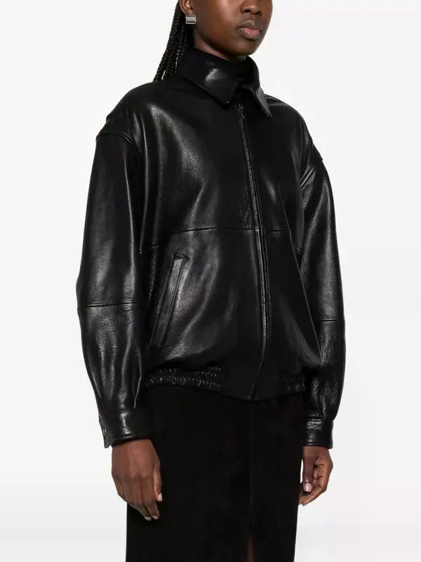 Nour Hammour Doran Leather Jacket