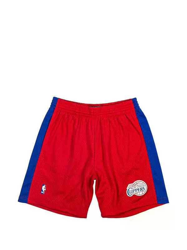 Mitchell & Ness Nba Los Angeles Clippers Track Shorts - Red