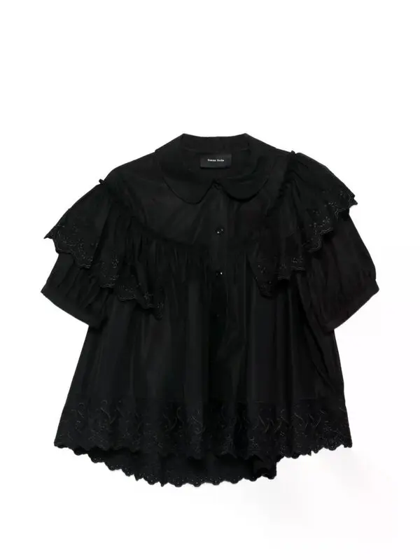 Simone Rocha Broderie-anglaise Sleeveless Shirt