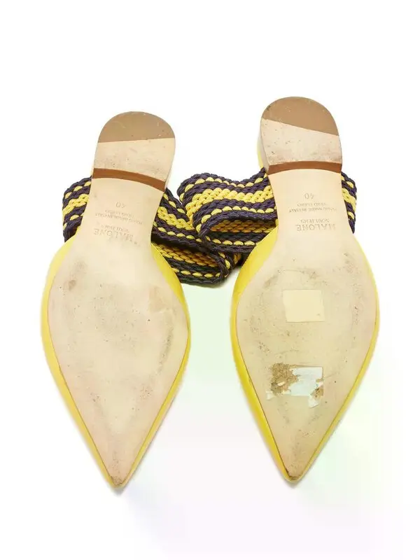 MALONE SOULIERS Leather Pointed Mules