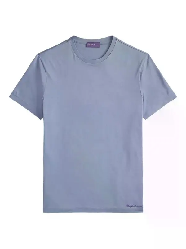 Ralph Lauren Purple Label Lisle Crew-neck T-shirt - Blue