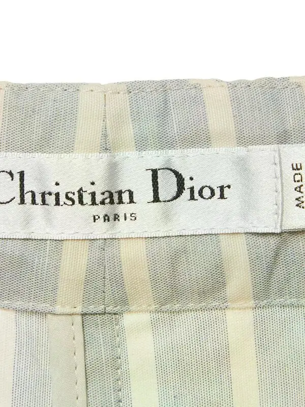 Dior Striped Cotton Trousers