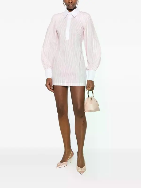 ROWEN ROSE Striped Shirt Dress