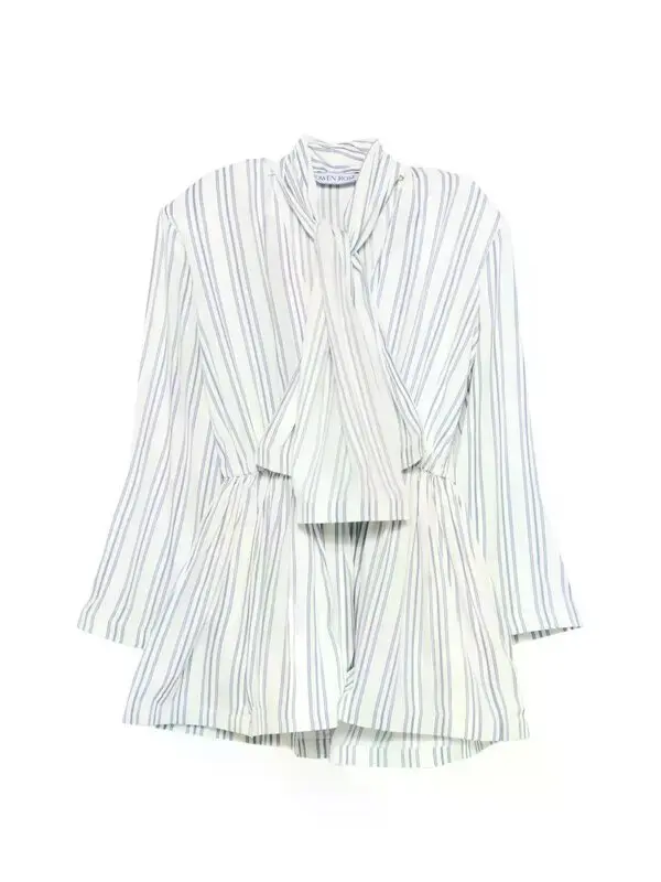 ROWEN ROSE Striped Scarf Mini Dress