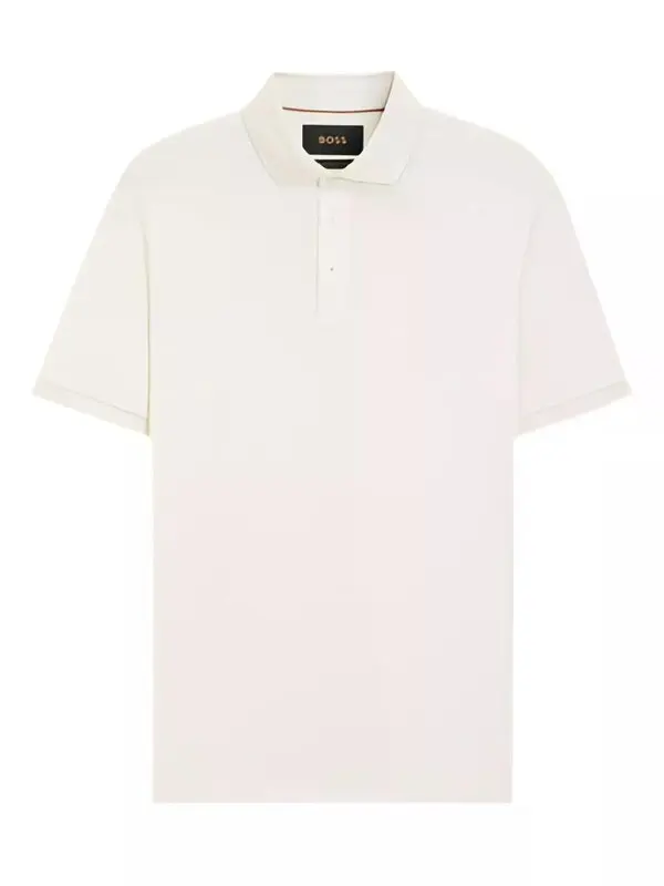 BOSS L-perry 14 Short-sleeve Polo Shirt - Neutrals