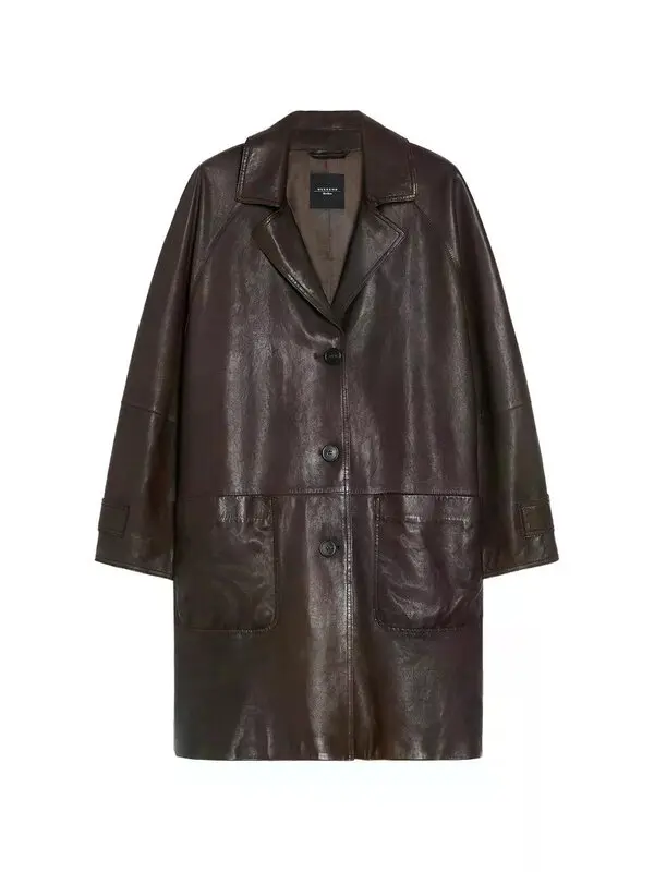 Max Mara Camino Leather Coat