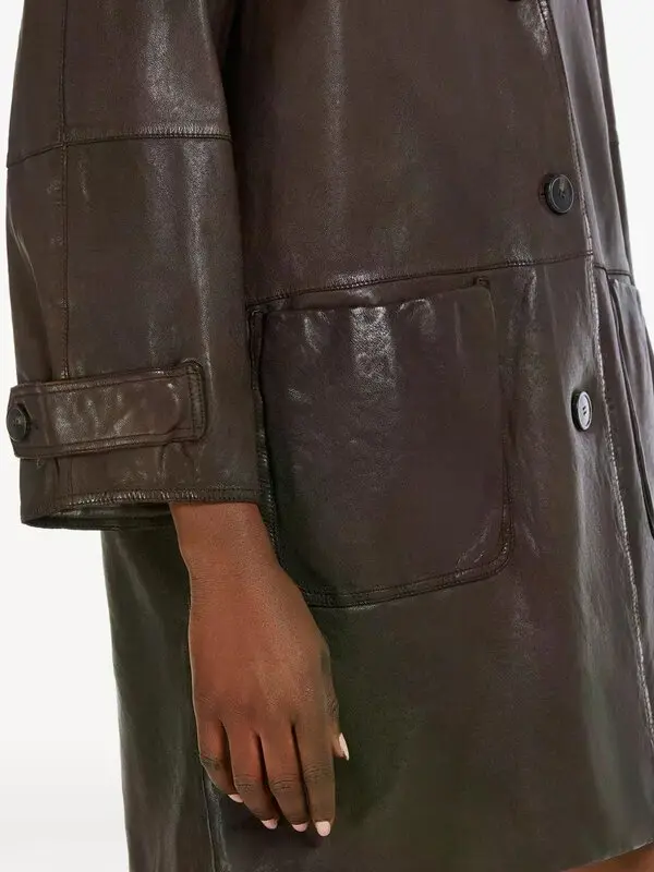 Max Mara Camino Leather Coat