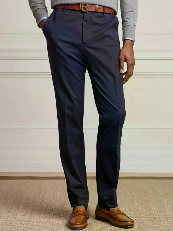 Ralph Lauren Purple Label Stretch-design Chino Trousers