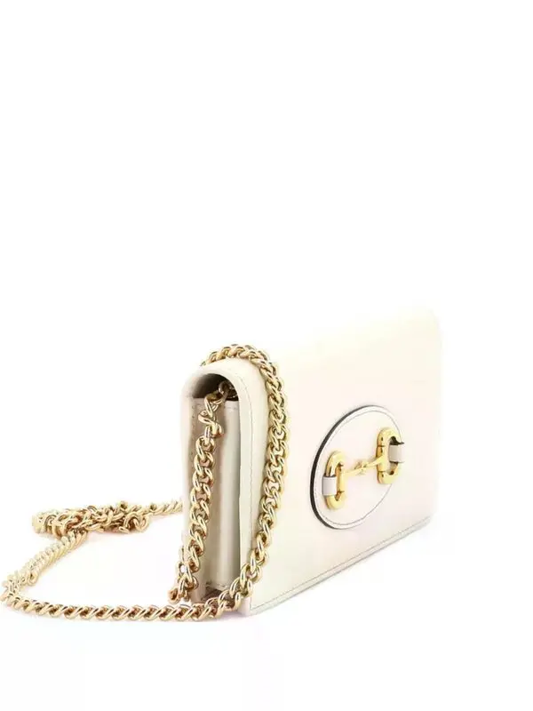Gucci Horsebit 1955 Chain Wallet Crossbody Bag - Neutrals
