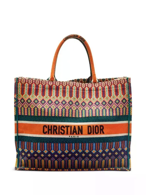 Dior Book Embroidered Tote