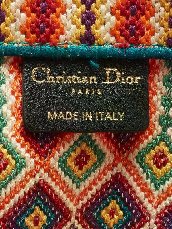 Dior Book Embroidered Tote