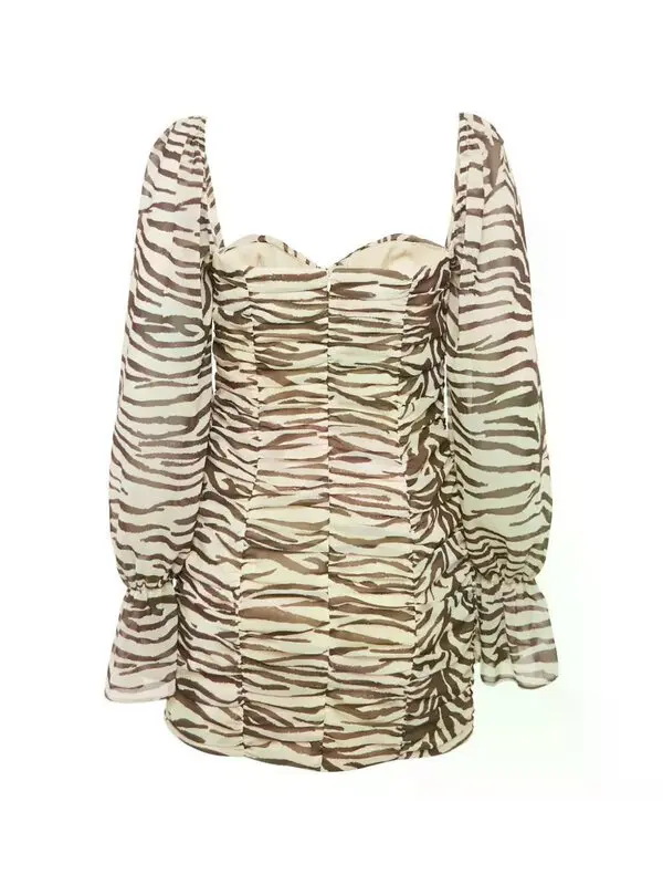 RUNAWAY THE LABEL Animal-print Mini Dress