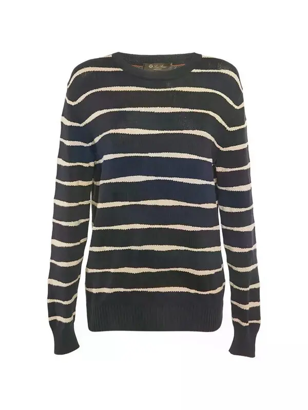 Loro Piana Striped Crew-neck Top