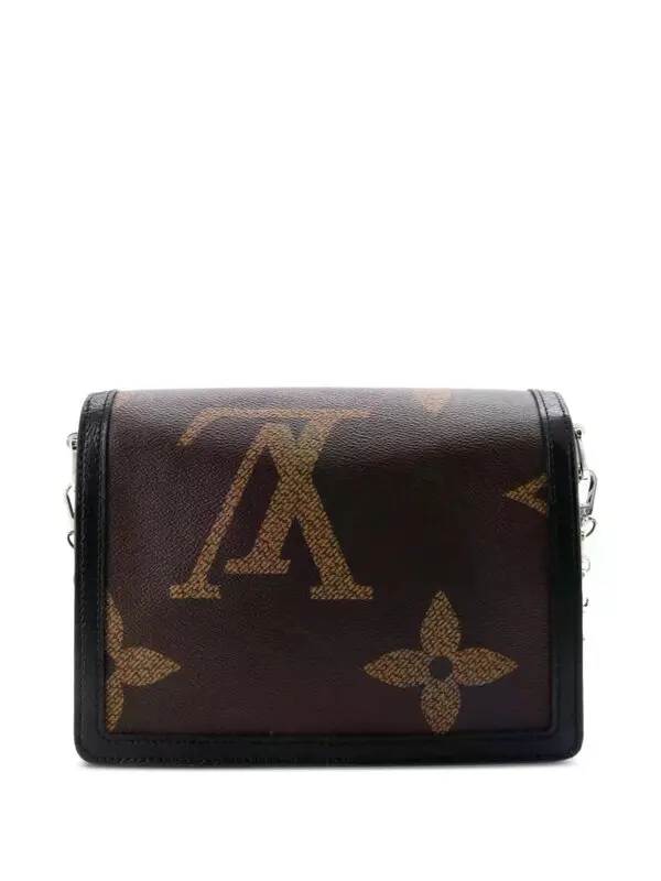 LOUIS VUITTON Dauphine Shoulder Bag Reverse Monogram Giant Mm - Brown